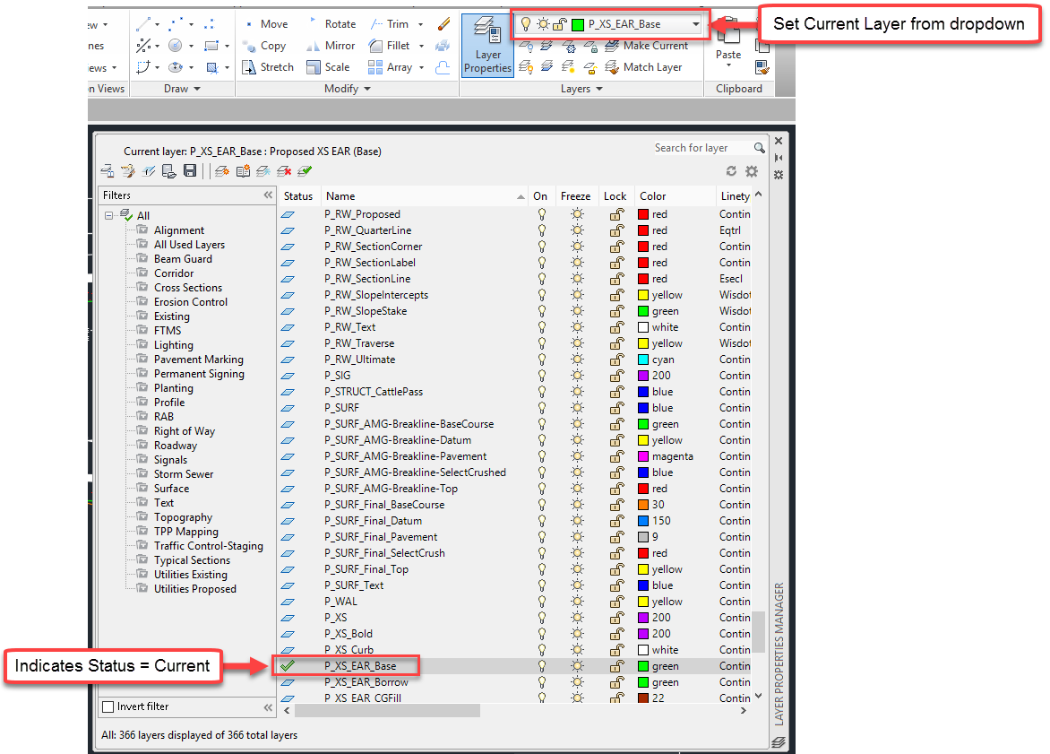 Layers and their properties