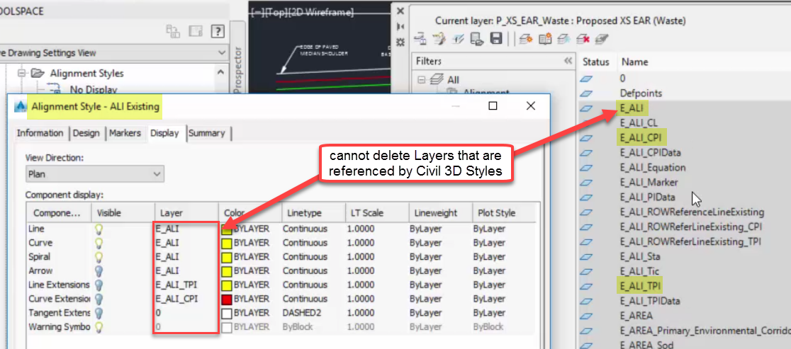 Layers and their properties