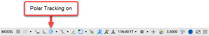 Polar and osnap tracking