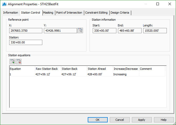 Alignment properties