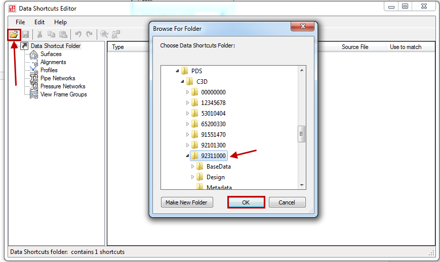 Moving Civil 3D project files, directories, and data shortcuts