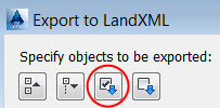 Export LandXML files