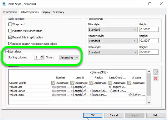 Adding civil object tables