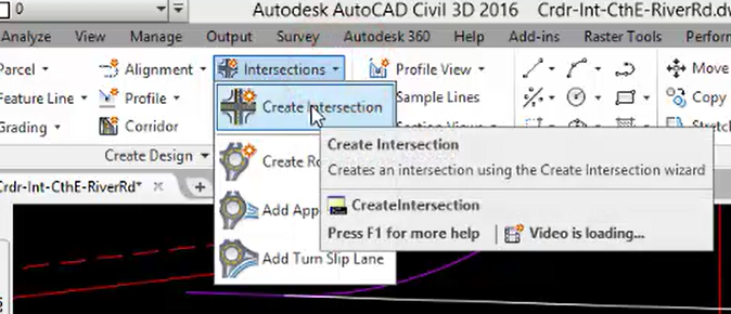 Intersection object basics
