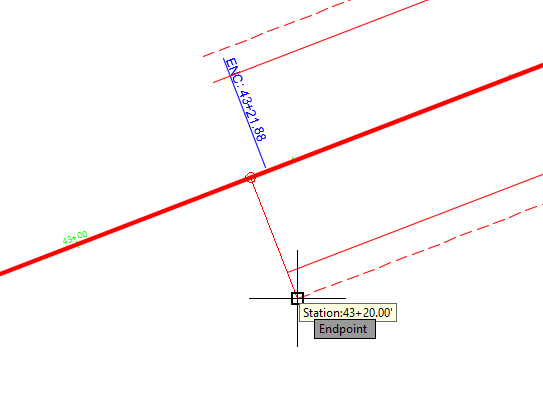 Rural intersection: create side road regions