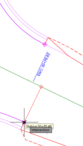 Rural intersection: create side road regions