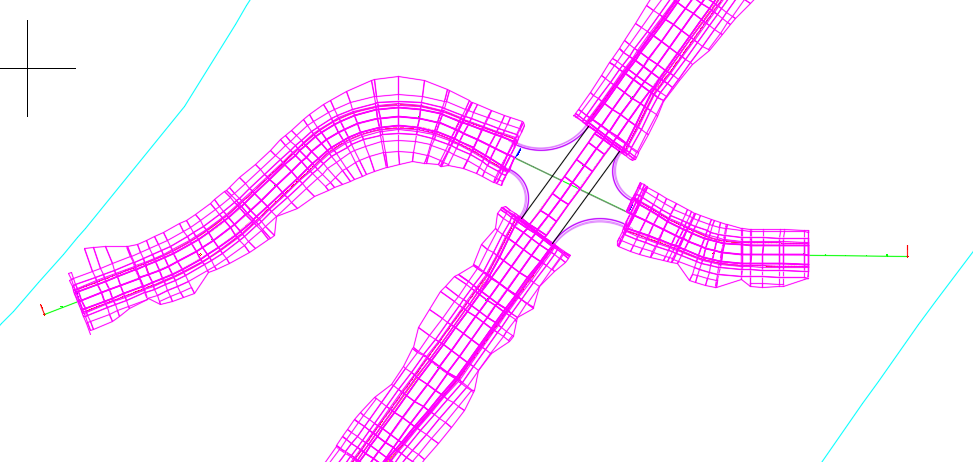 Rural intersection: create side road regions