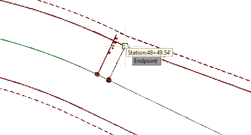 Rural intersection: create side road regions