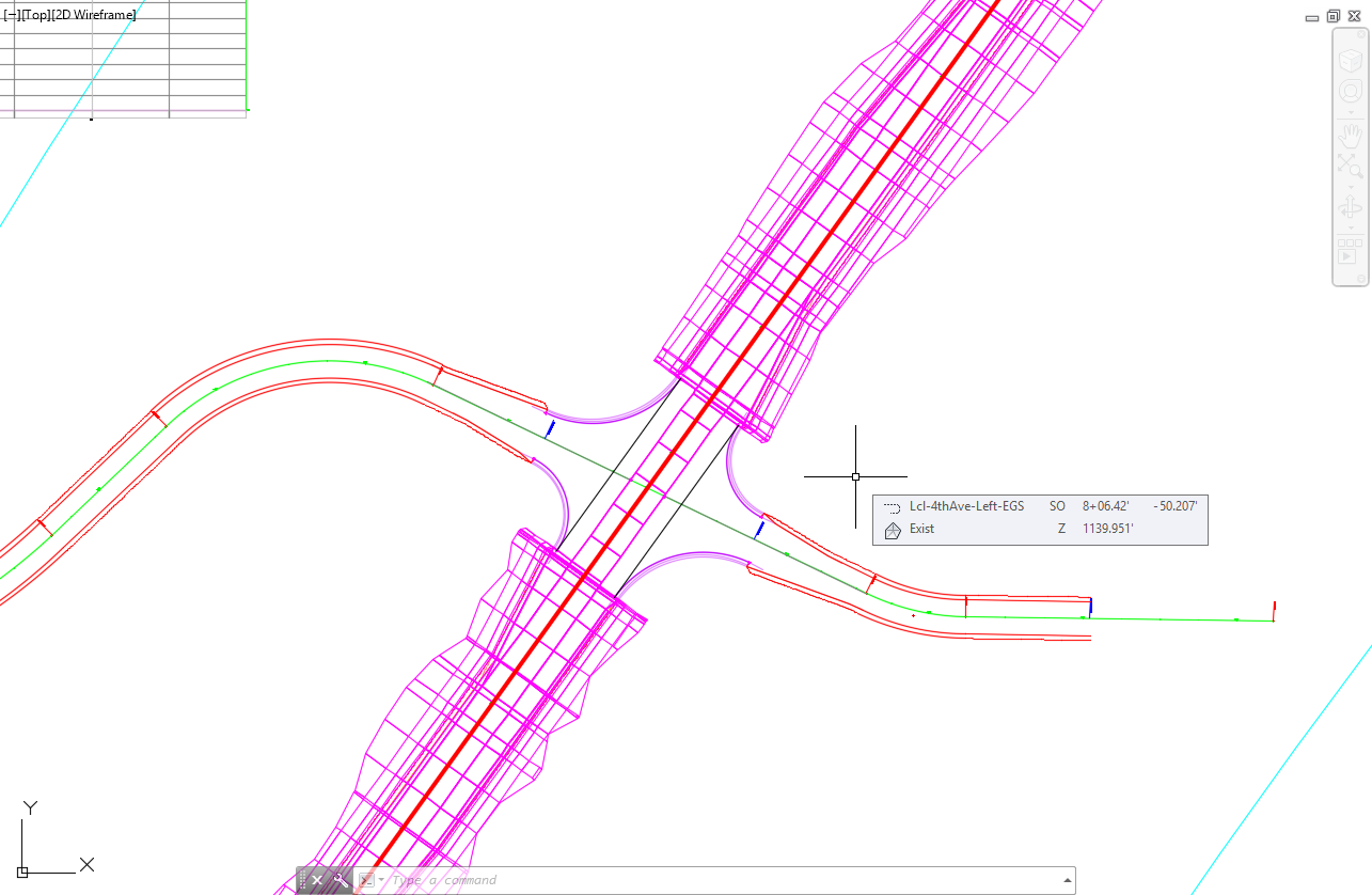 Rural intersection: mainline assembly corridor targeting