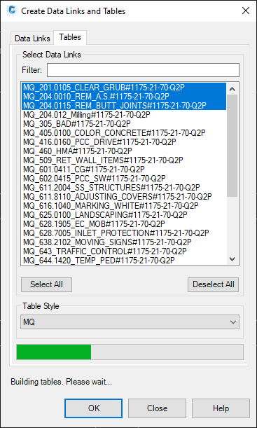 Sheet Tools - Create data links and tables